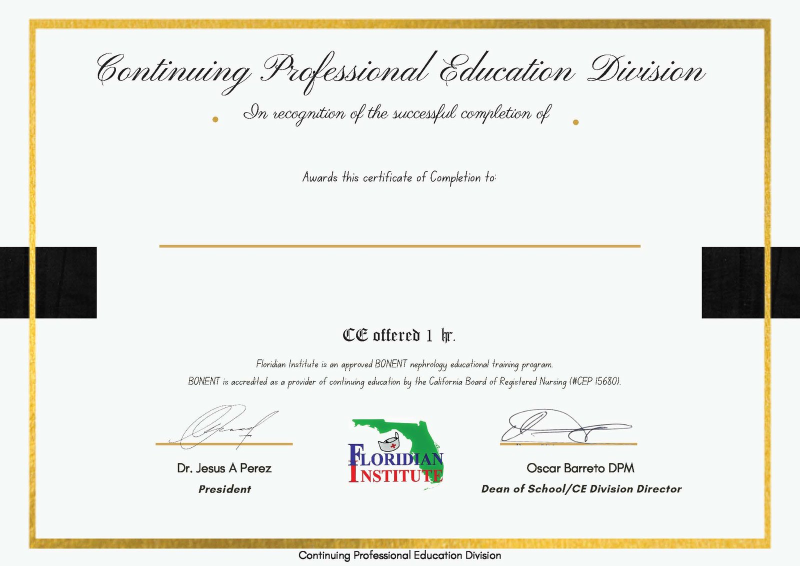 Nephrology-1-CE-Certificate-2 – Floridian CE Courses